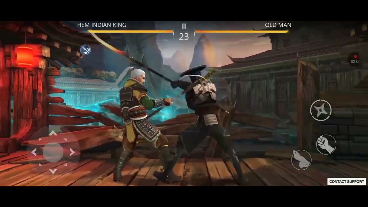 fight with hem Indian king and olb man shadow figh 3 - YouTube