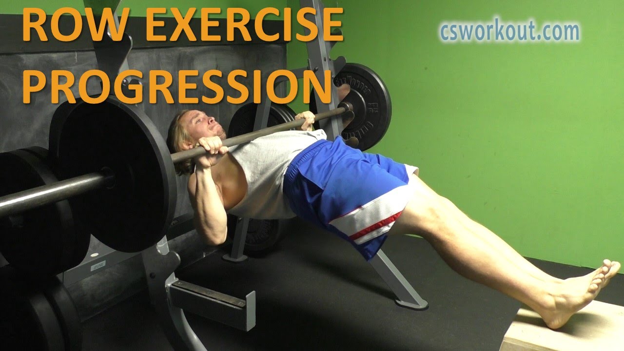 Seated/ Standing Row Progression - CSworkout Demonstration Video - YouTube
