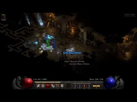 [D2R] Tyrael's Might Drop From Unique Mob 198% MF - YouTube