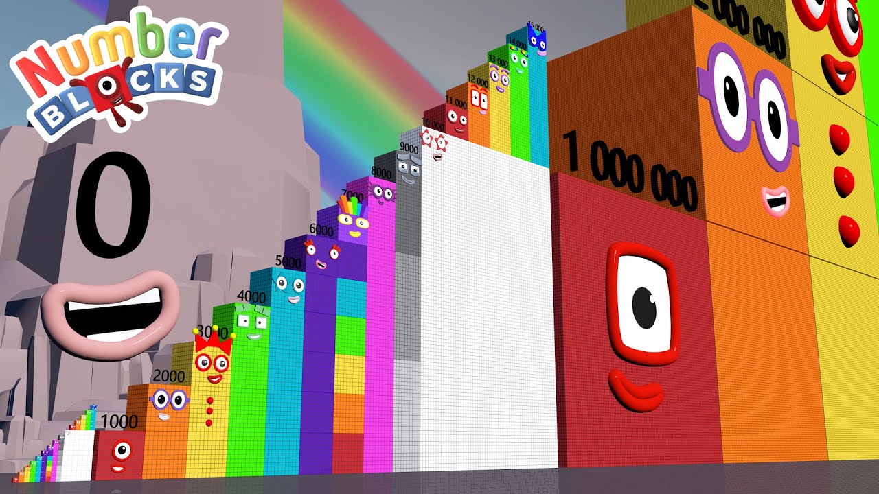 Numberblokcs Step Squad ZERO to 15 MILLION Standing Tall Numberblocks ...