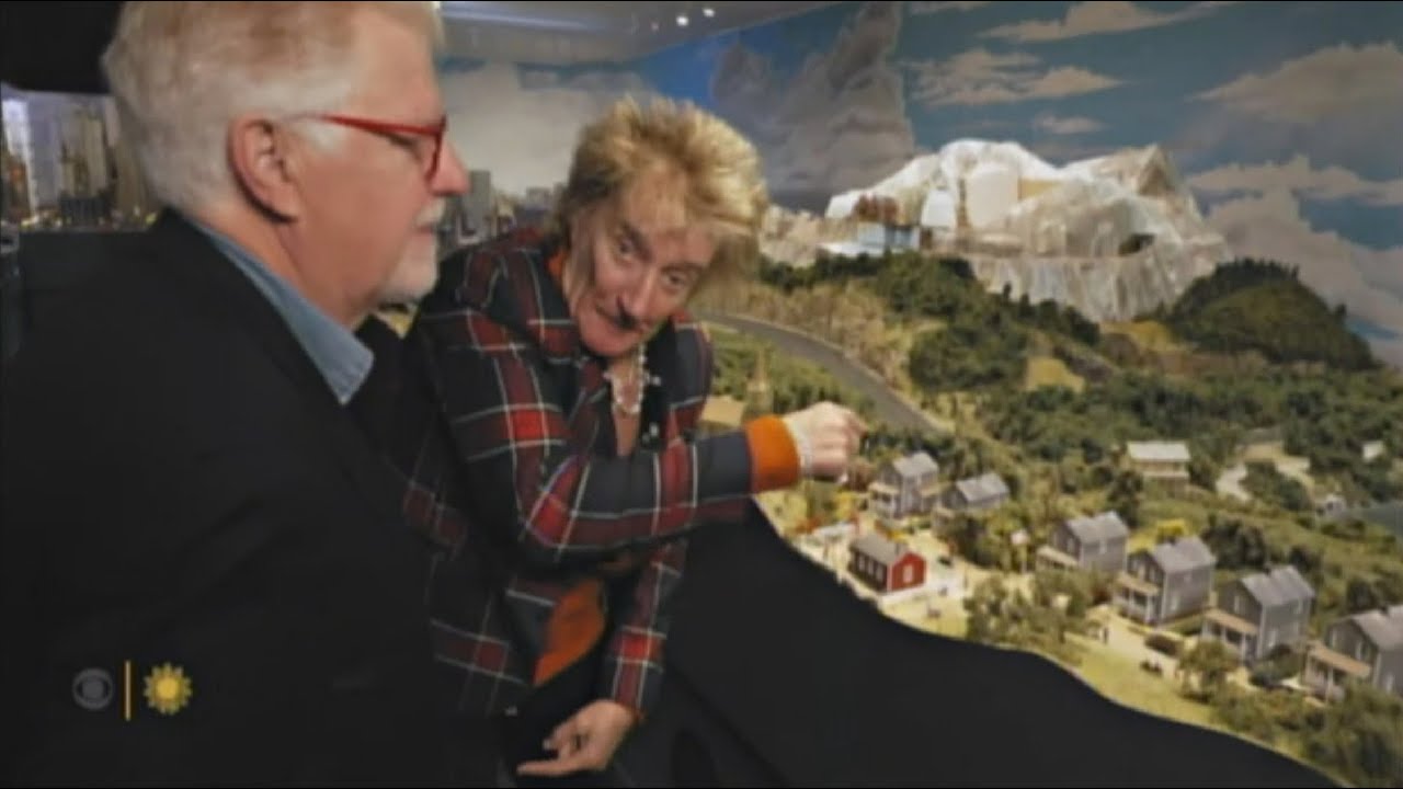 Rod Stewart's model trains - CBS news - YouTube