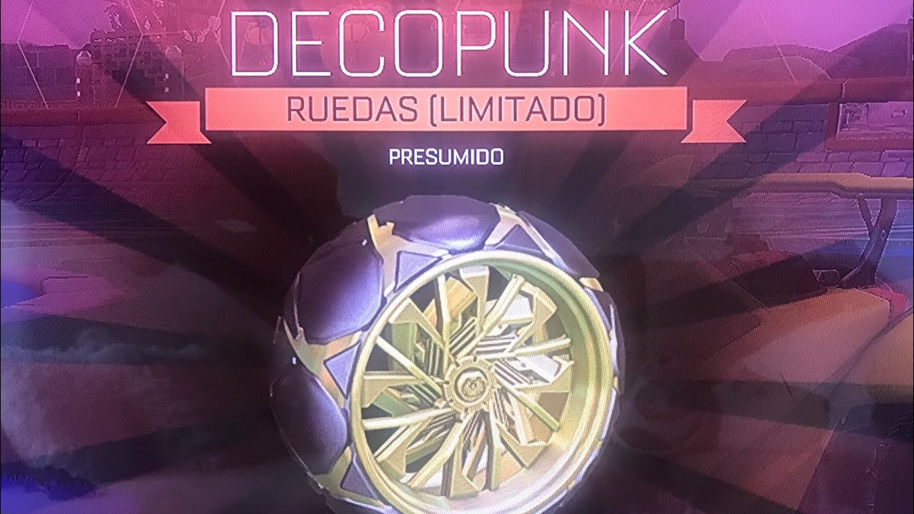 Rocket League® Jugando con las nuevas ruedas Decopunk FanRewards - YouTube