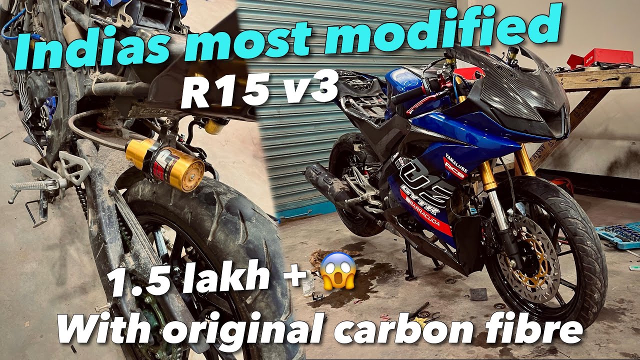 R15 v3 fully modified into indonasian form ! Modifications cost more ...