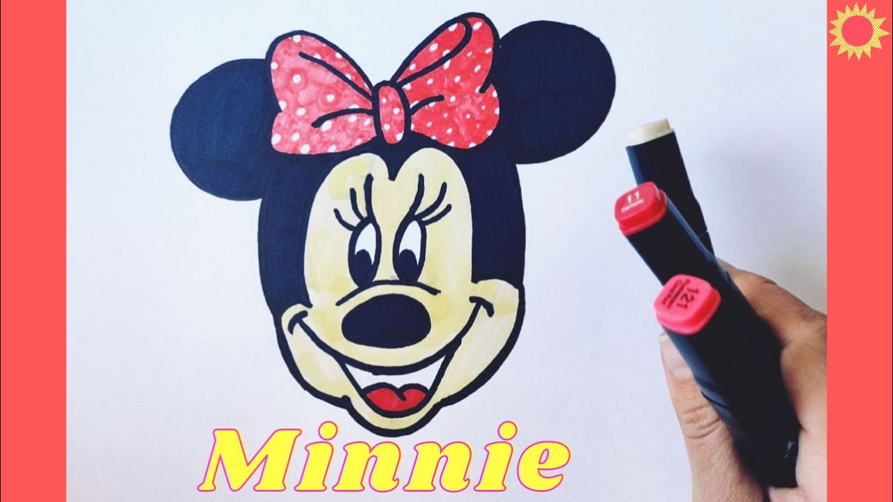 HOW TO DRAW MINNY. STEP BY STEP. МИННИ - YouTube