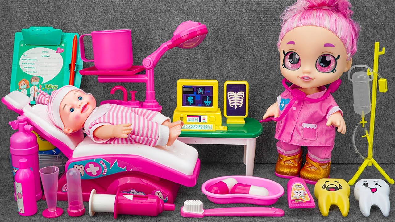65 Minutes Satisfying with Unboxing Pretend Doctor Playset，CT Detector ...