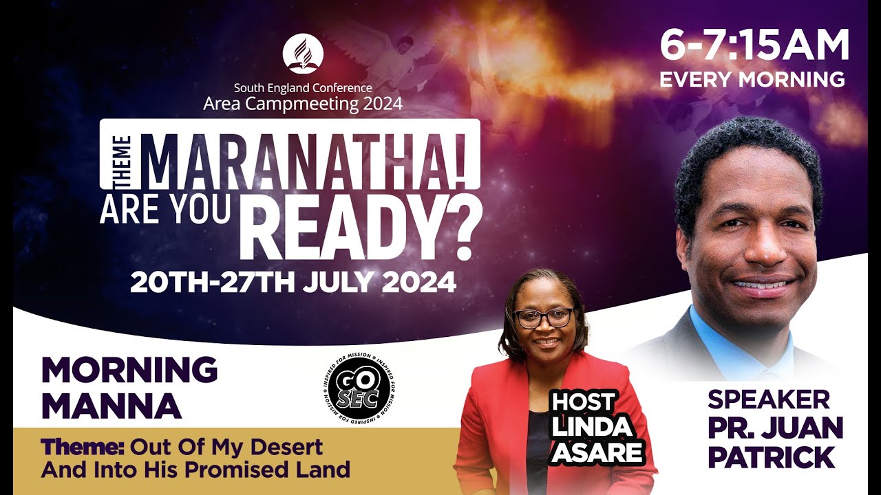 CM2024 - Morning Manna - 26th July - Pr Juan Carlos Patrick - Day 7 - YouTube