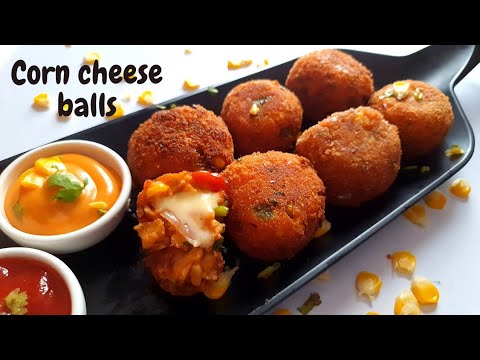 Crispy Corn cheese balls | | Corn cheese balls recipe | | Snacks recipe ...