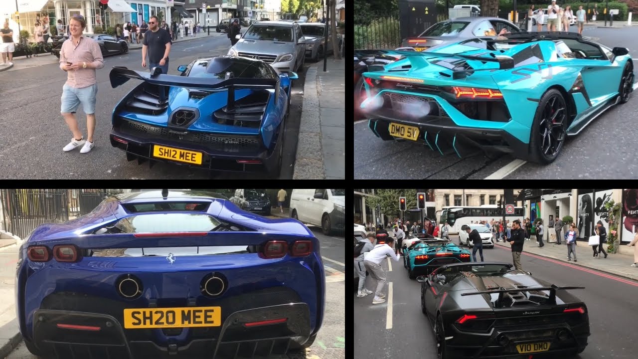 YOUTUBERS CARS: Shmee 150 vs DMO Deejay | Senna, Aventador SVJ, Huracan ...