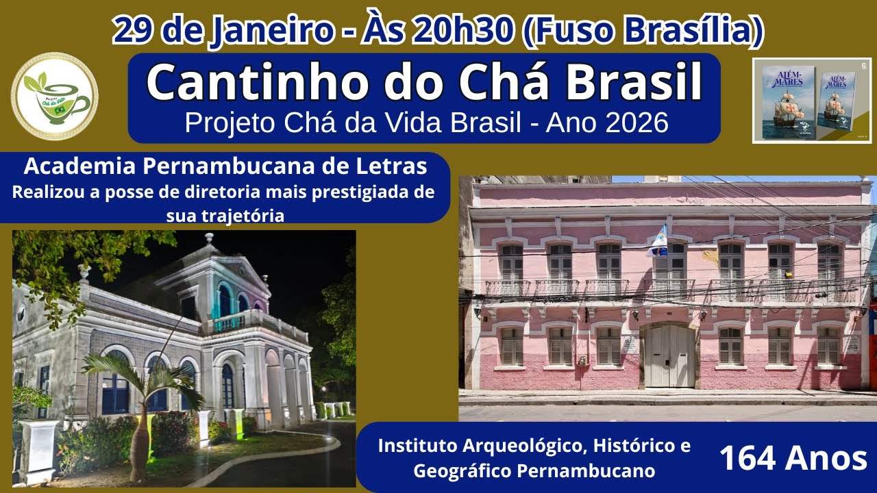 Cantinho do Chá Brasil 29 Jan 25 - YouTube