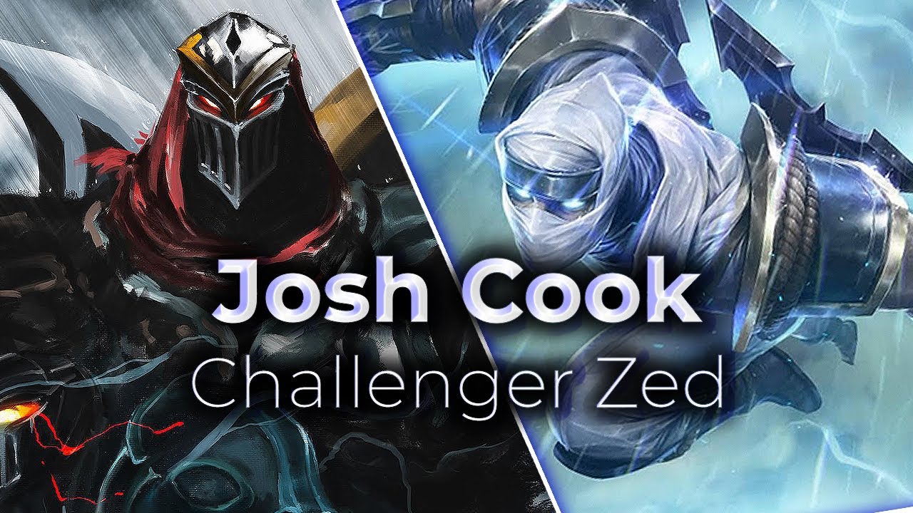 Zed Montage - Josh Cook Challenger Zed (S11/S10) ⚔️ - YouTube