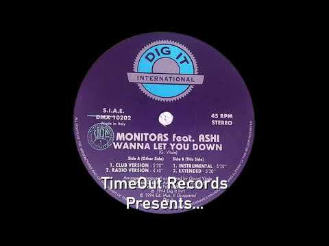 Monitors Featuring Ashi - Wanna Let You Down (Radio Version) @ ITALODANCE 1994, ITALIAN ZONE