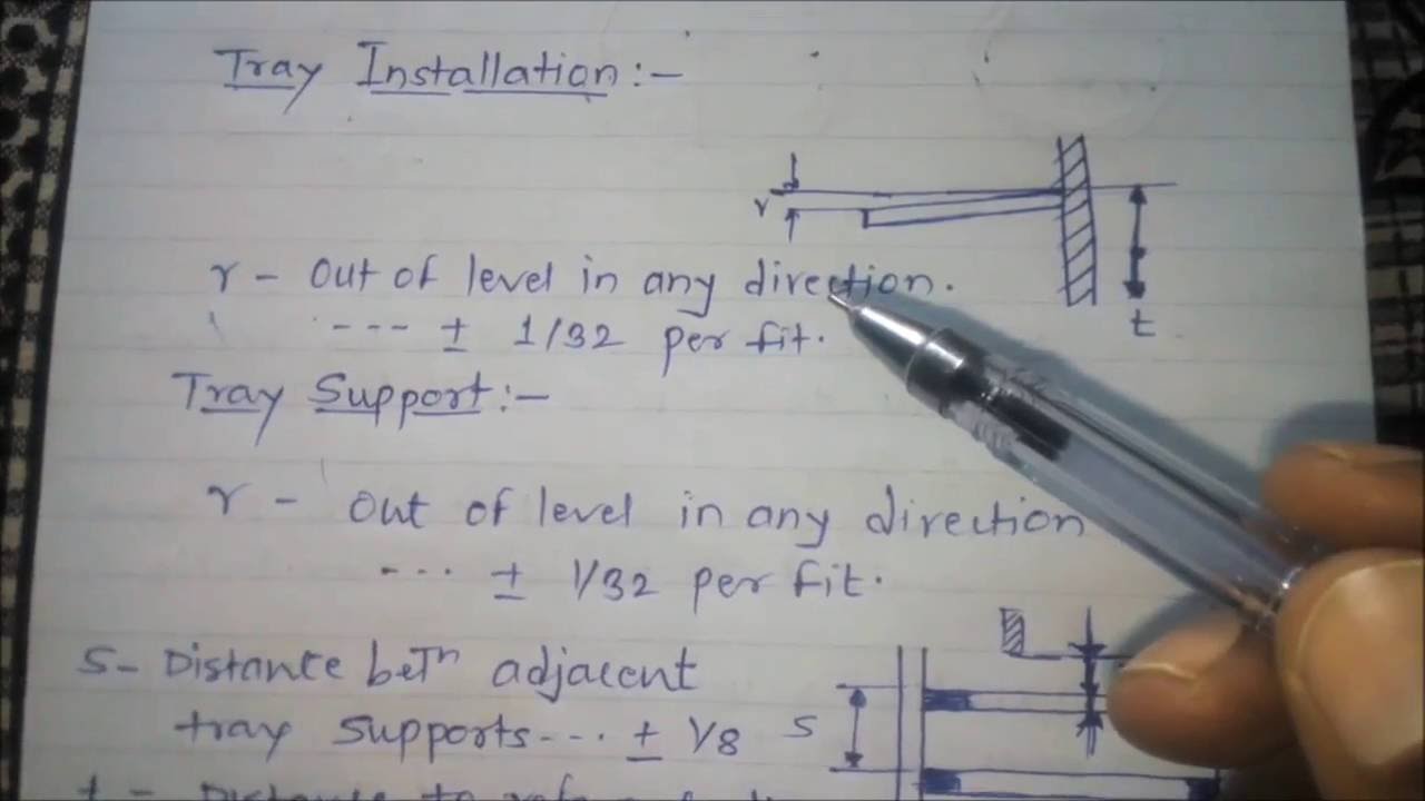 Tolerance for Fabrication of Vessel Part 7 (internal tray) - YouTube