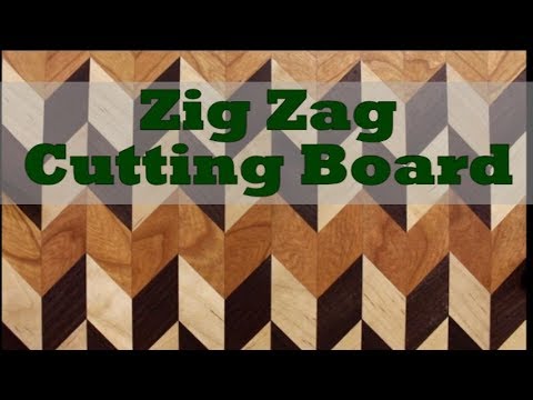 Zig Zag Cutting Board - YouTube