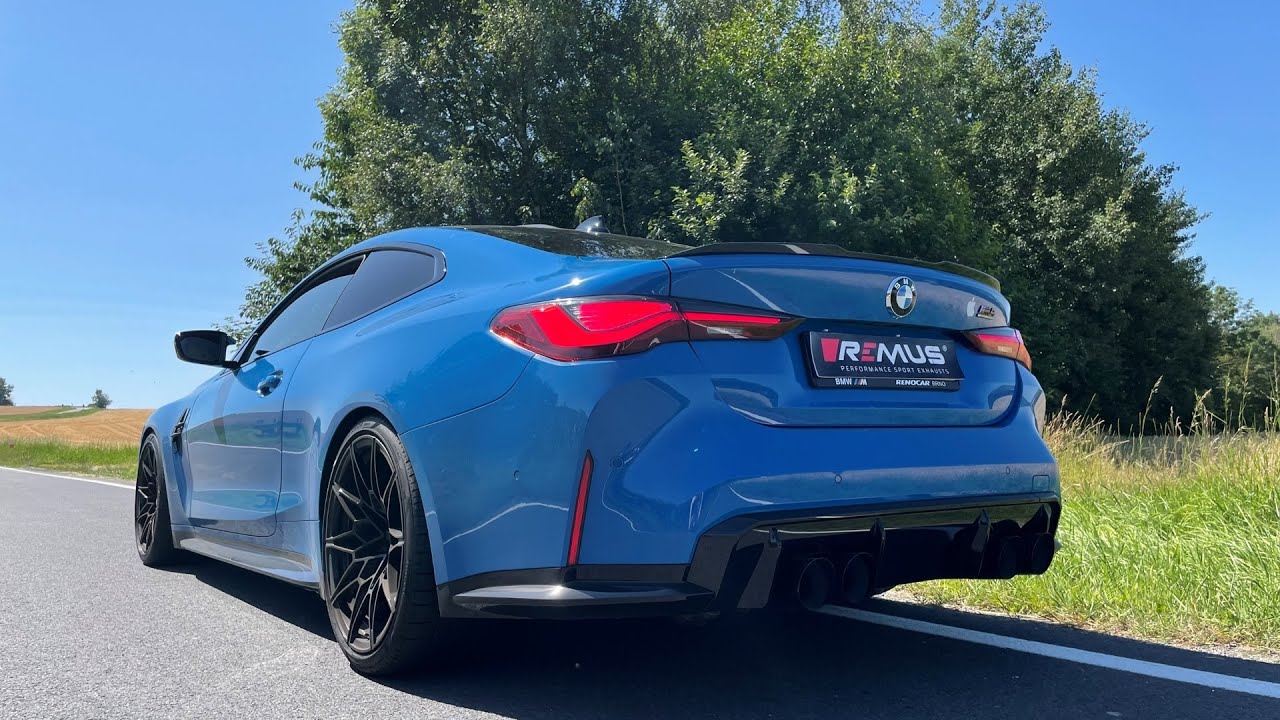 REMUS BMW M4 G82 - HOMOLOGOVANÝ AXLE-back system - YouTube