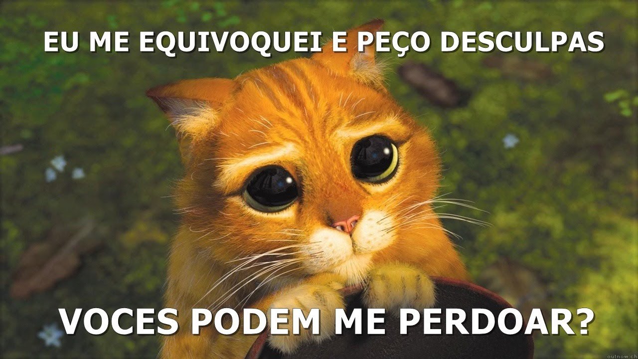 EU PEÇO DESCULPAS - PODEM ME PERDOAR? - YouTube