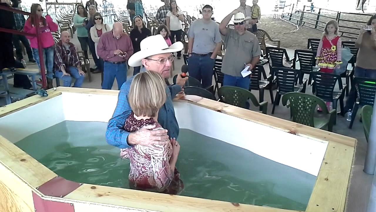 Cowboy Up Ministry - Baptisms 1/11/15 - YouTube
