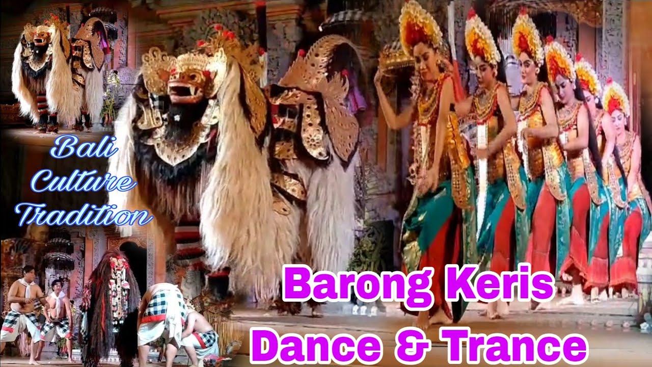 Pentas Tari Barong dan Keris Dance Wisata Budaya Bali Ubud || Dance ...