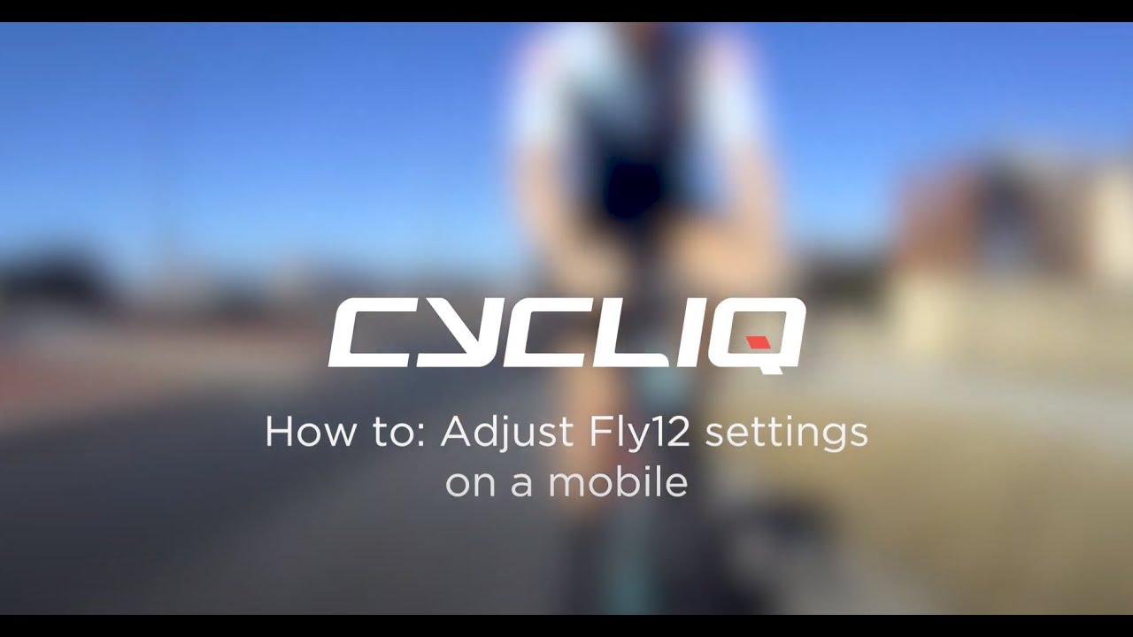 How to: Adjust your Fly12 CE settings on mobile - YouTube