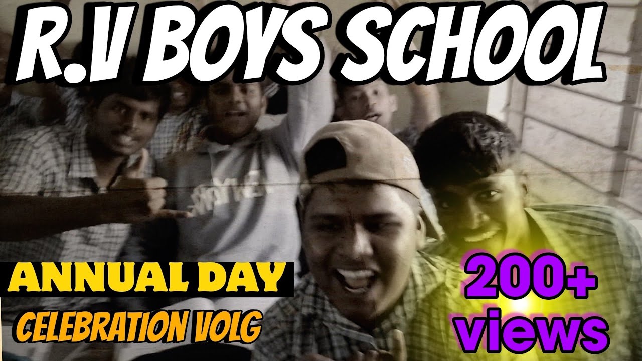 RV boys school annual day celebration volg // SB cinemas // - YouTube
