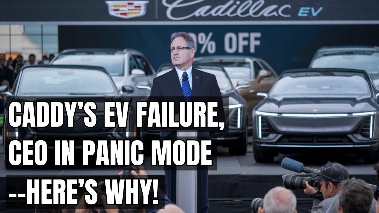 Shocking! Cadillac's EV Crisis: CEO's Panic as Sales Plummet! Electric ...