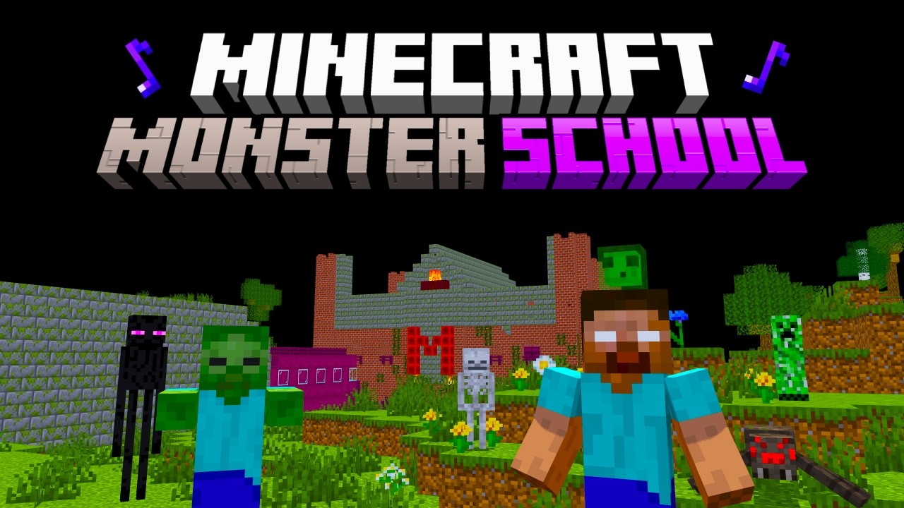 Minecraft Monster School Theme Song "Welcome to Monster School" I ...