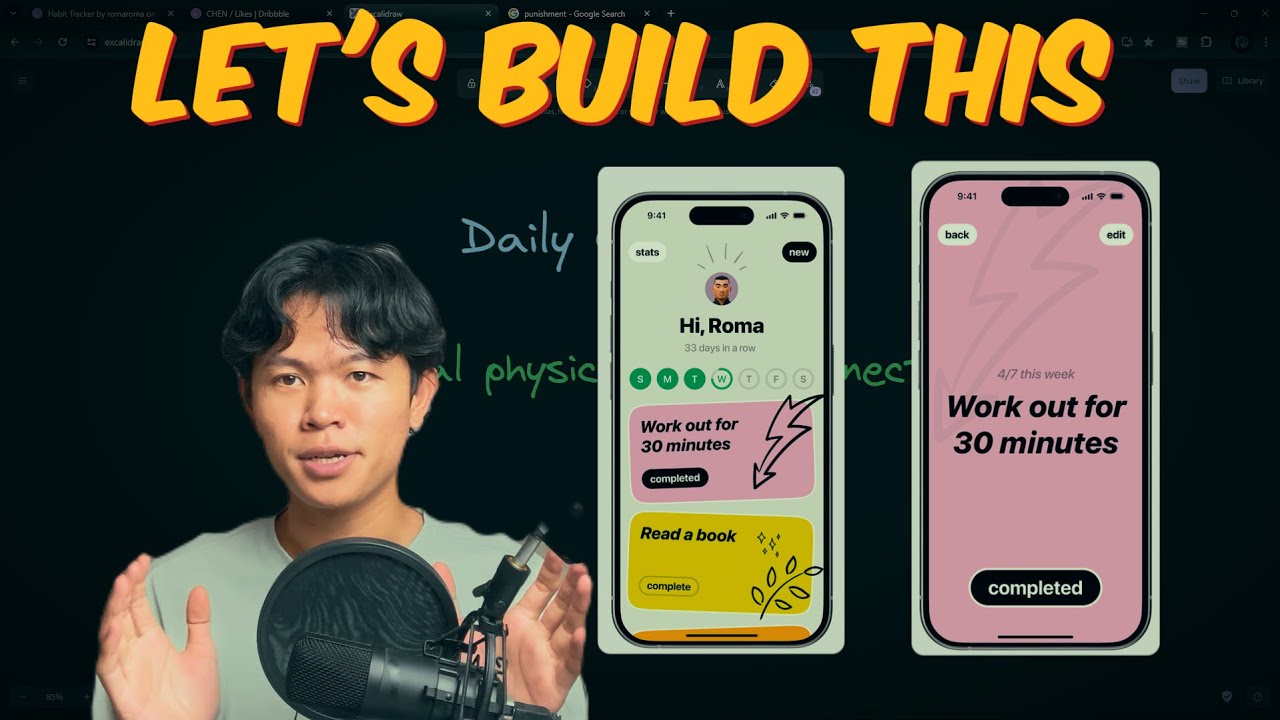 let's build this web app - habit game - YouTube