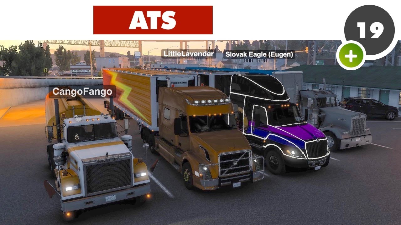 #19 ATS - Multiplayer! [ft. Slovak Eagle and LittleLavender] - YouTube