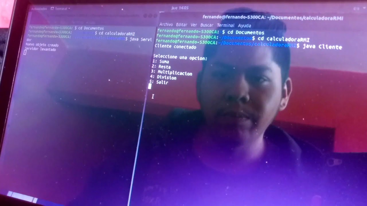Calculadora con RMI - YouTube