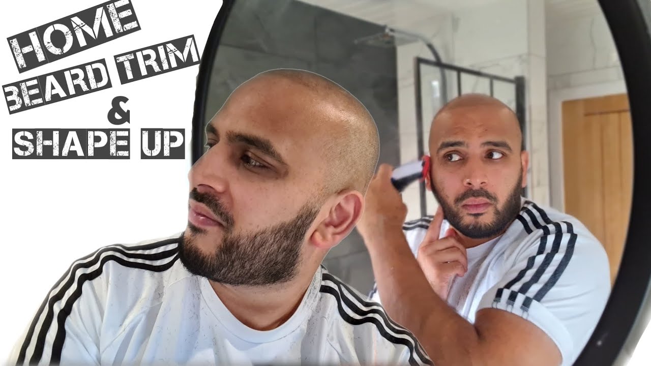 Beard Trim & Shape Up From Home | Simple & Effective Tutorial - YouTube