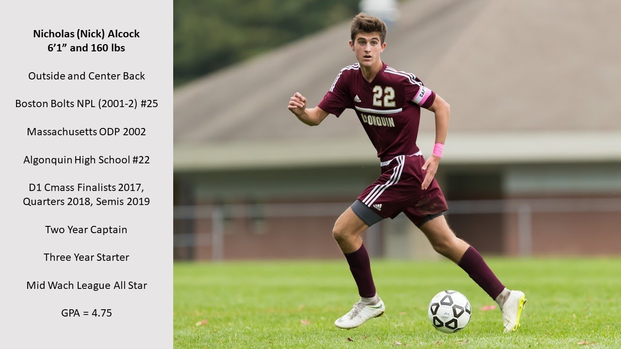 Nicholas Alcock - College Recruiting Video - YouTube