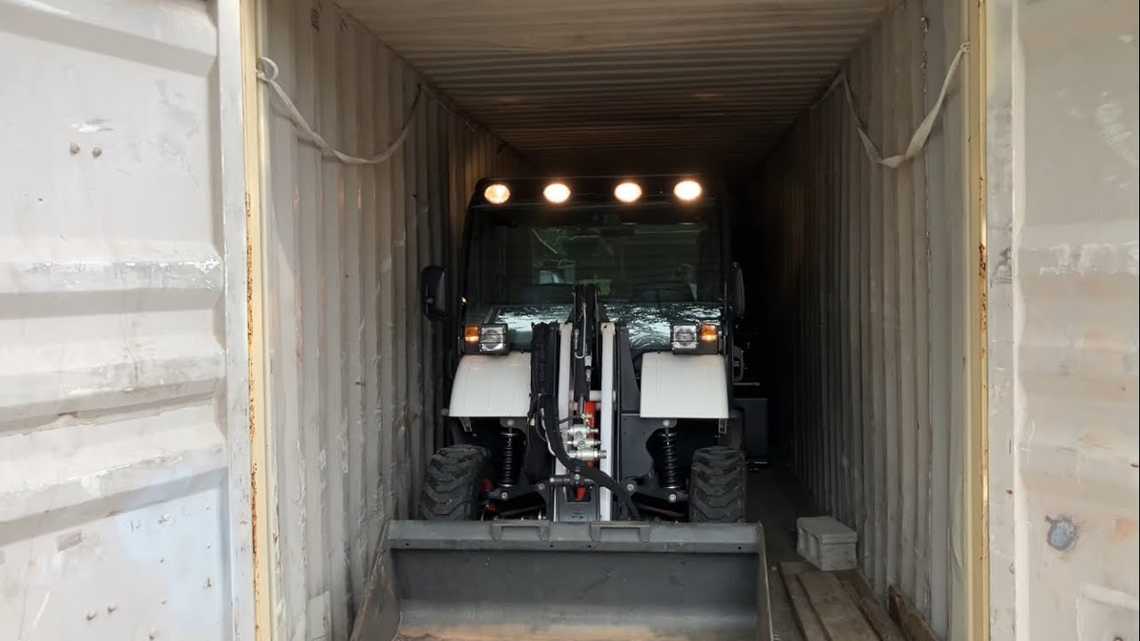 Keeping a bobcat in a shipping container. Cat in a box. - YouTube