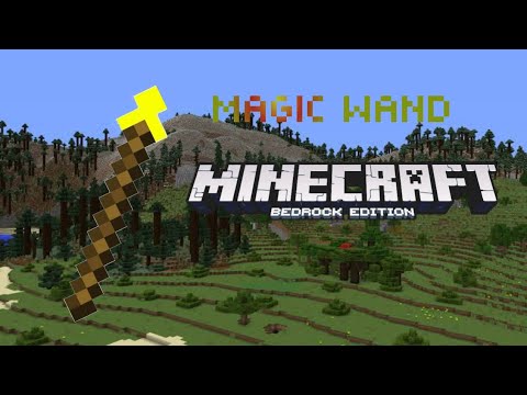 Magic Wand Minecraft Bedrock - YouTube