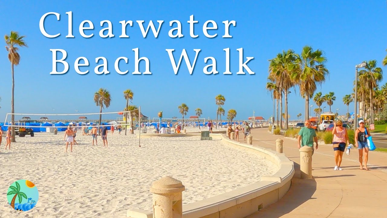 Beach Walk - Clearwater, Florida - YouTube