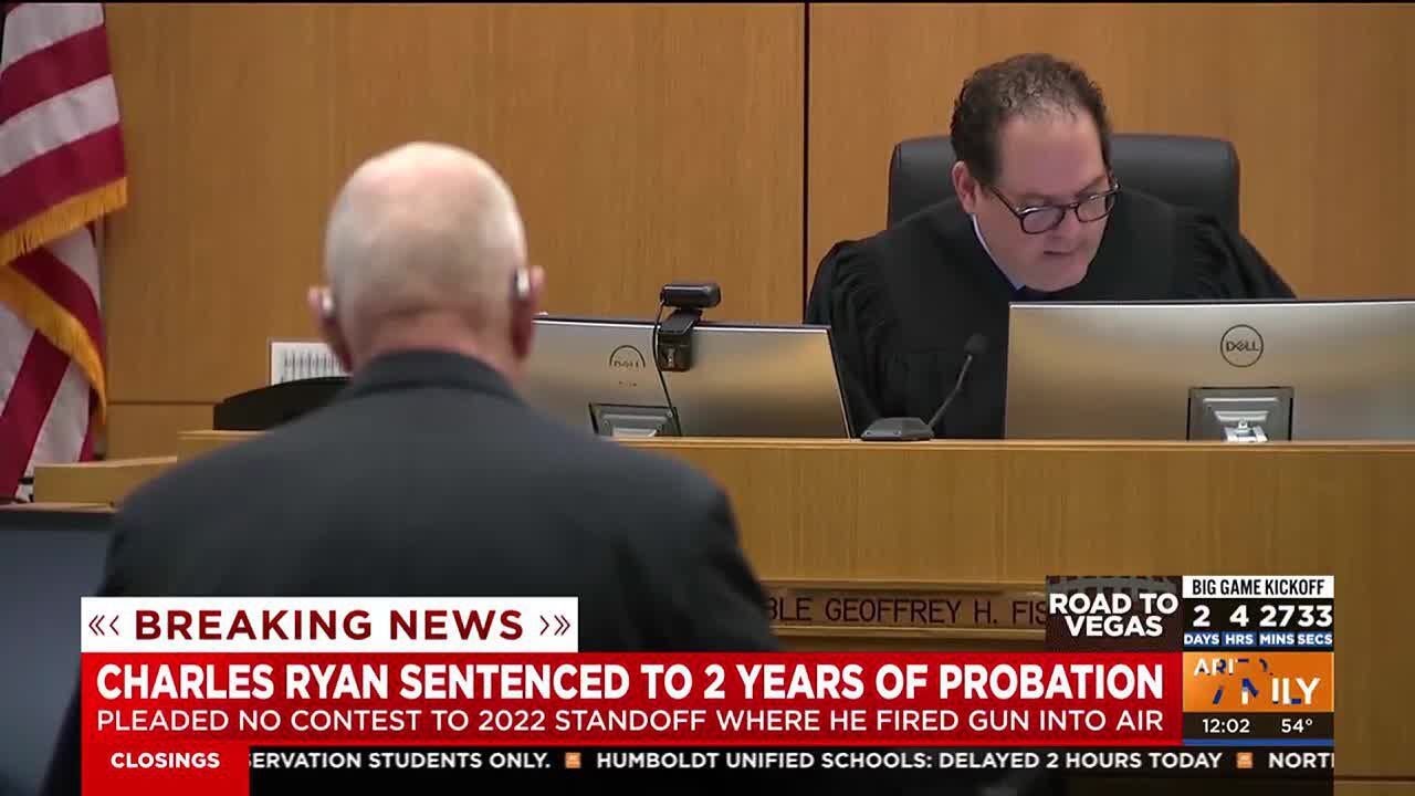 Charles Ryan sentenced to 2 years of probation after armed standoff ...