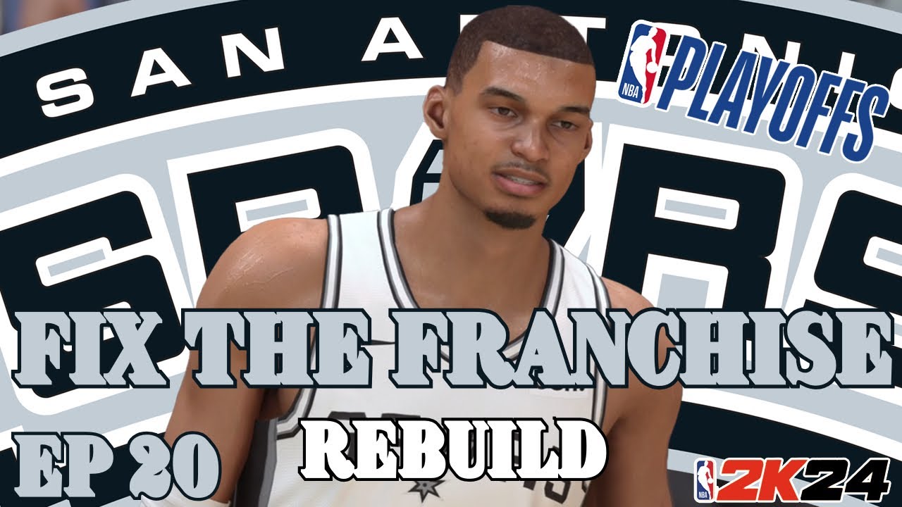 The Spurs Battle in The Playoffs! | NBA 2K24 | San Antonio Spurs ...