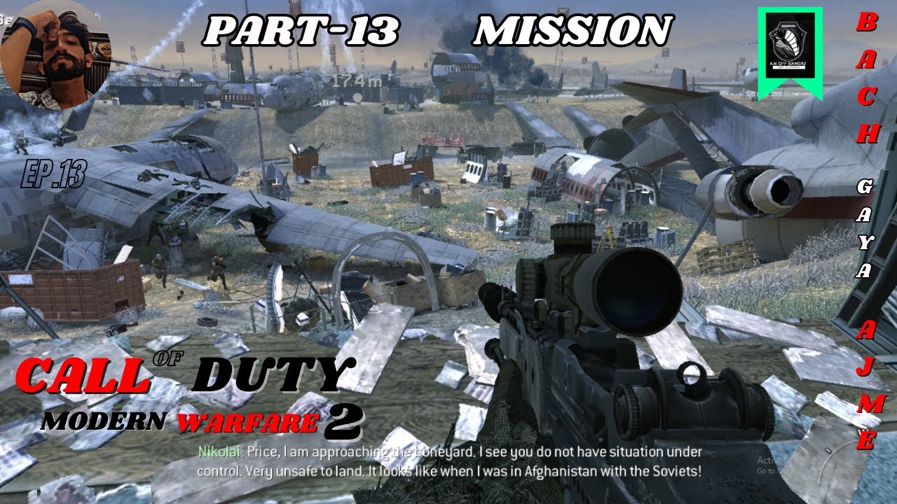 CALL OF DUTY MODERN WARFARE 2 GAMEPLAY WALKTHROUHG CAMPAIGN-13 GAME ...