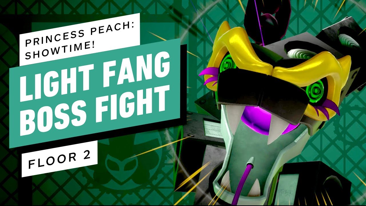 Princess Peach Showtime - Light Fang Boss Fight (Floor 2) - YouTube