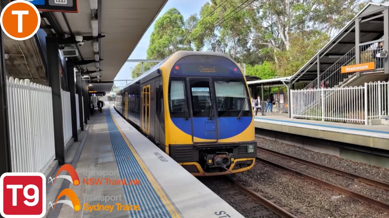Sydney Trains H39 + H24? Oscar H set train ride from West Ryde-Epping ...
