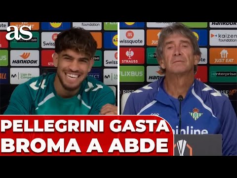 La BROMA de PELLEGRINI a ABDE previa al REAL BETIS vs. OLYMPIQUE DE LYON