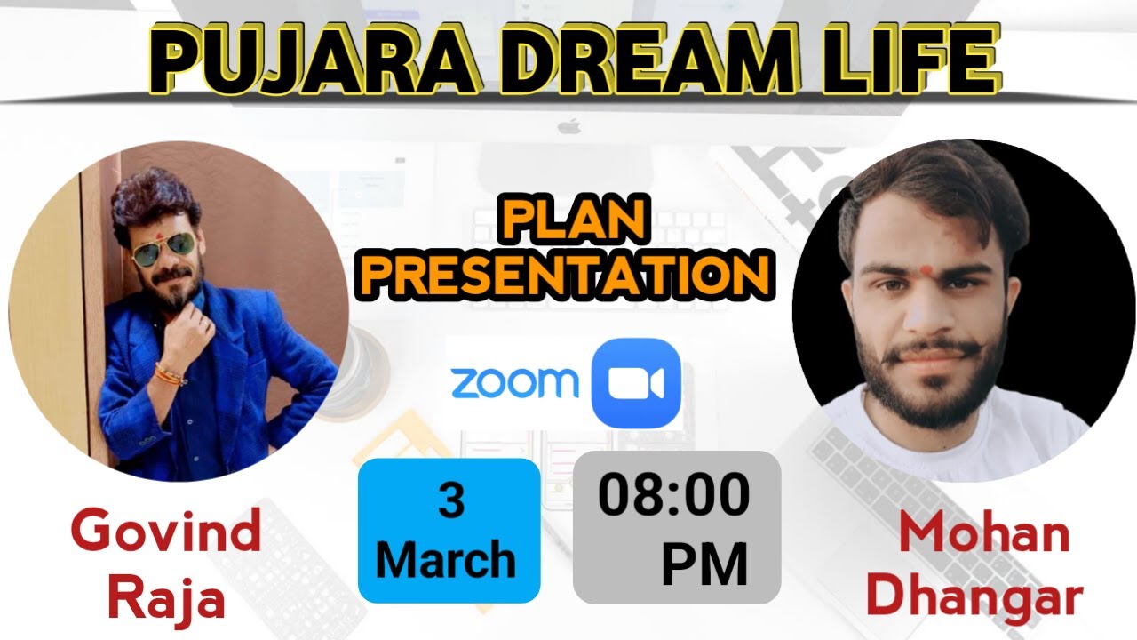 Pujara Dream Life Zoom Live Meeting 03/03/2024 Time 08:00 PM - YouTube