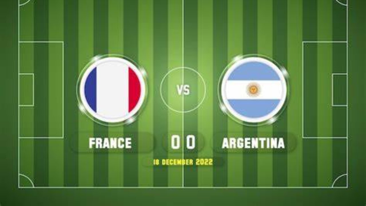 2022 FIFA Jahon chempionati final simulatsiyasi Fransiya vs Argentina ...