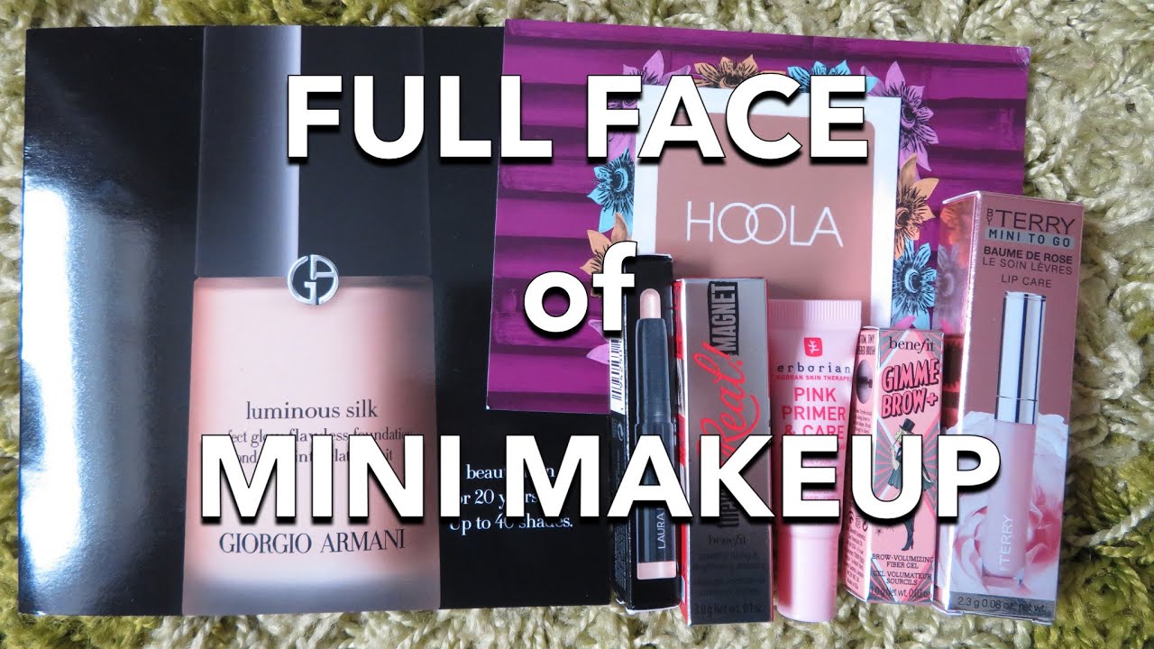 FULL FACE of MINI MAKEUP - YouTube