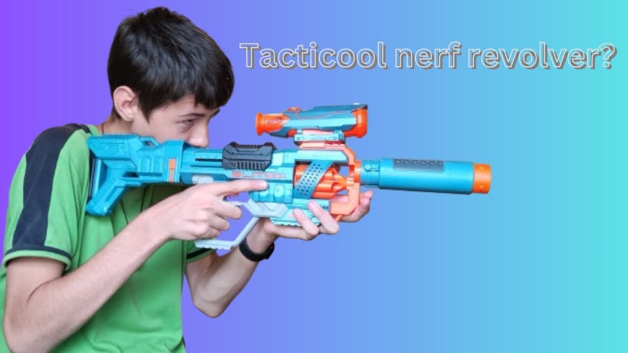 Nerf elite 2.0 Commander:Tacticool nerf revolver? - YouTube