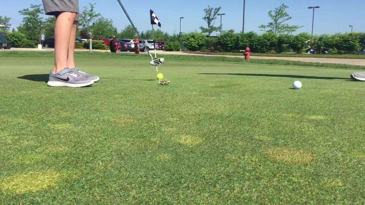Fidget Spinner Golf Putt - YouTube