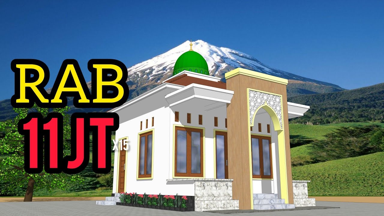 5 x 7 Mosque/Langgar Design Small but Useful - YouTube