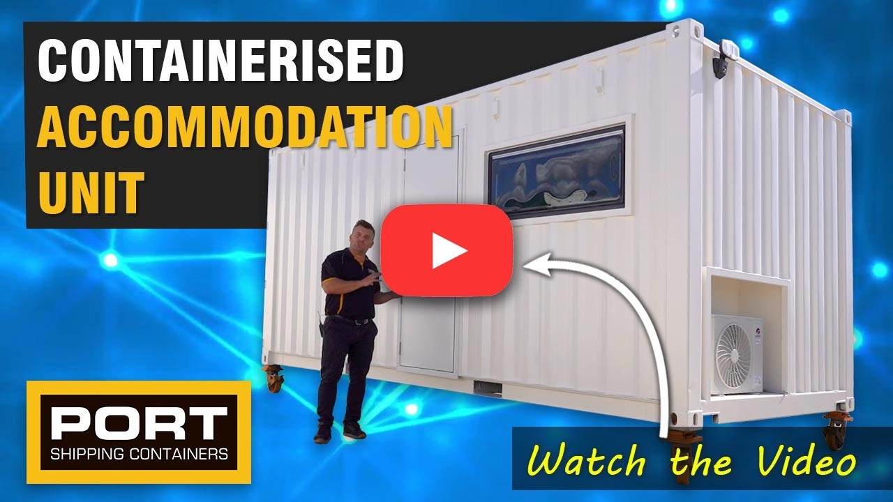Containerised Accommodation Unit - YouTube