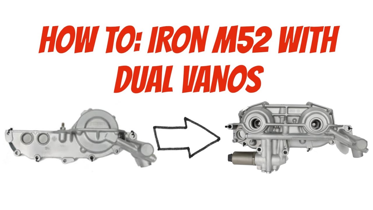 TURBO E46 BUILD Converting Single VANOS Head to Dual VANOS - YouTube