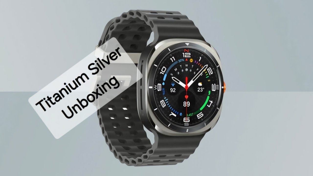 Galaxy Watch Ultra Unboxing | Titanium Silver | Samsung - YouTube