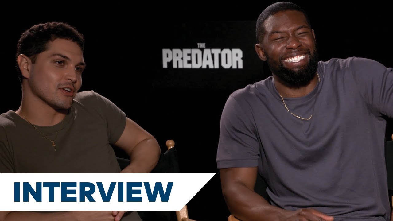 The Predator's Augusto Aguilera & Trevante Rhodes Joke About Predator's ...