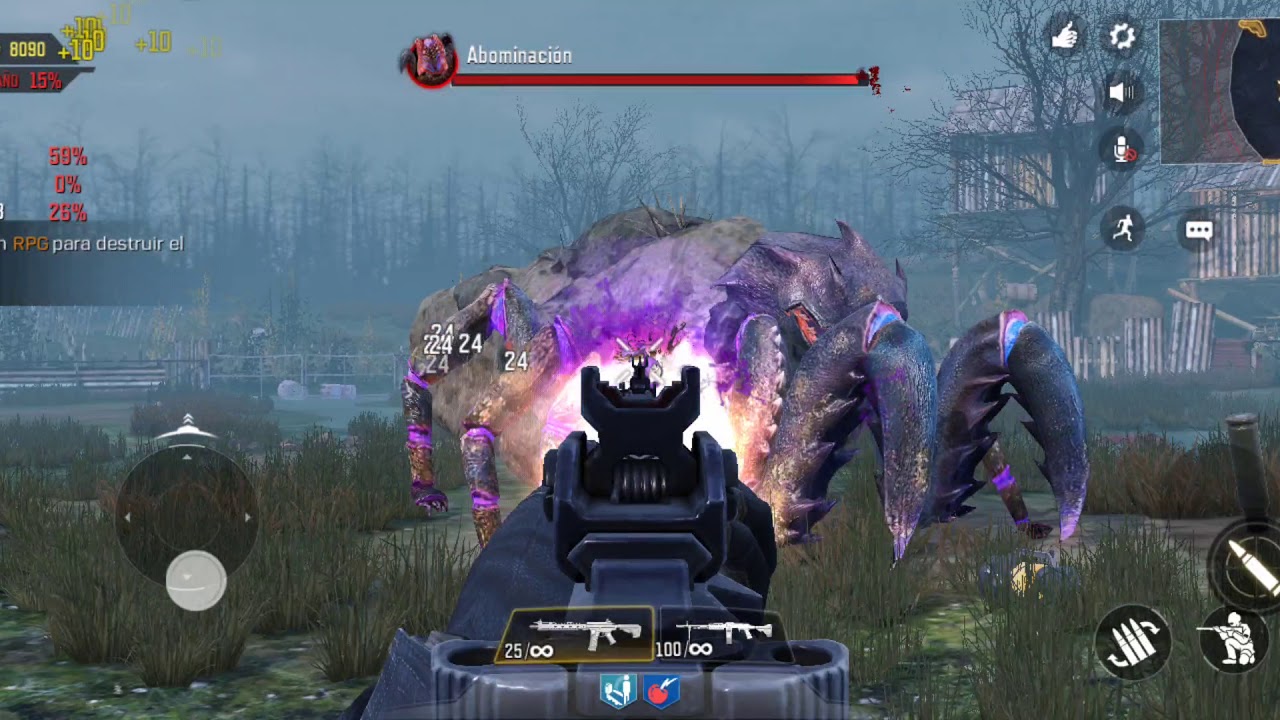 Modo zombies, ronda 6/8 CODM - YouTube